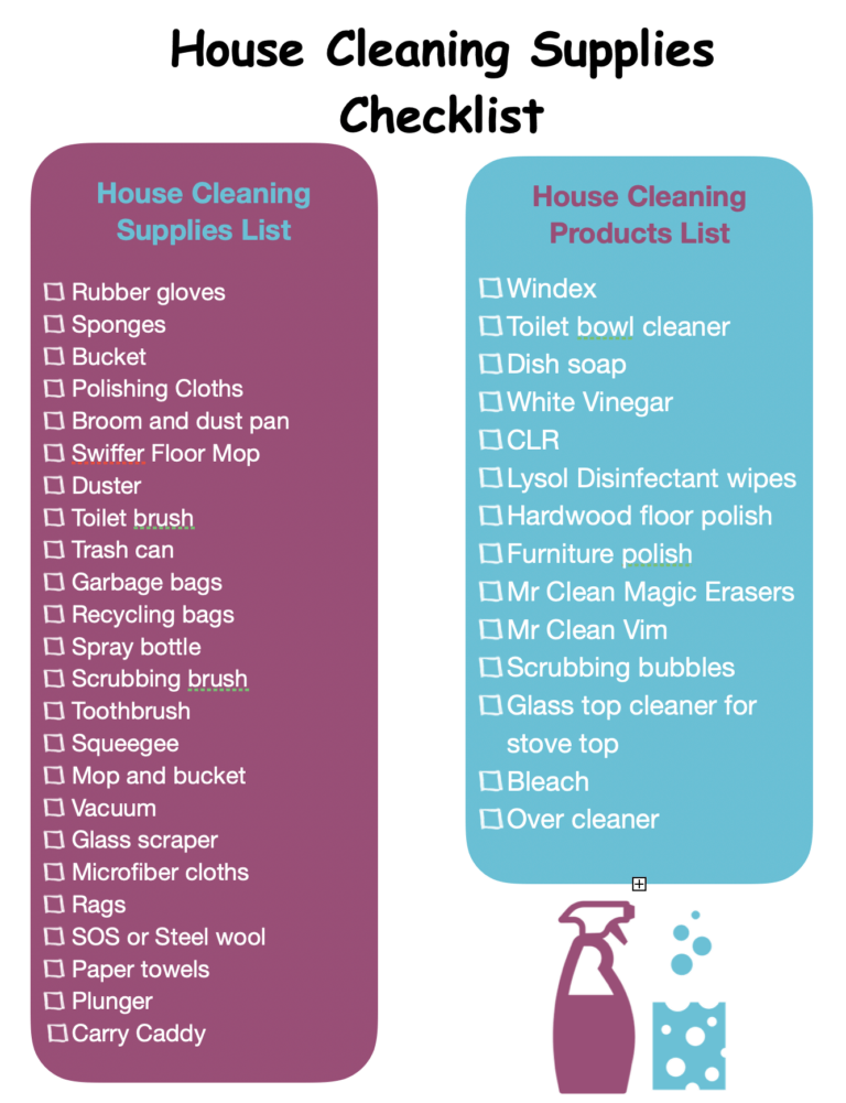 The House Cleaning Supplies Checklist (You Must Have These) (November 2024)