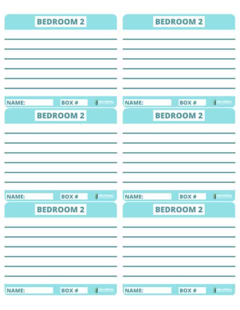 Free Printable Moving Labels: Color Coded Moving Box Labels (March 2024)