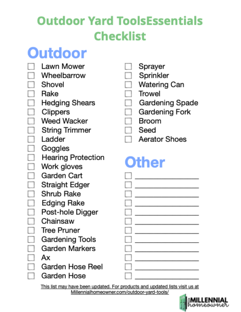 29 Must Have Outdoor Yard Tools for a New Backyard Garden (July 2023)