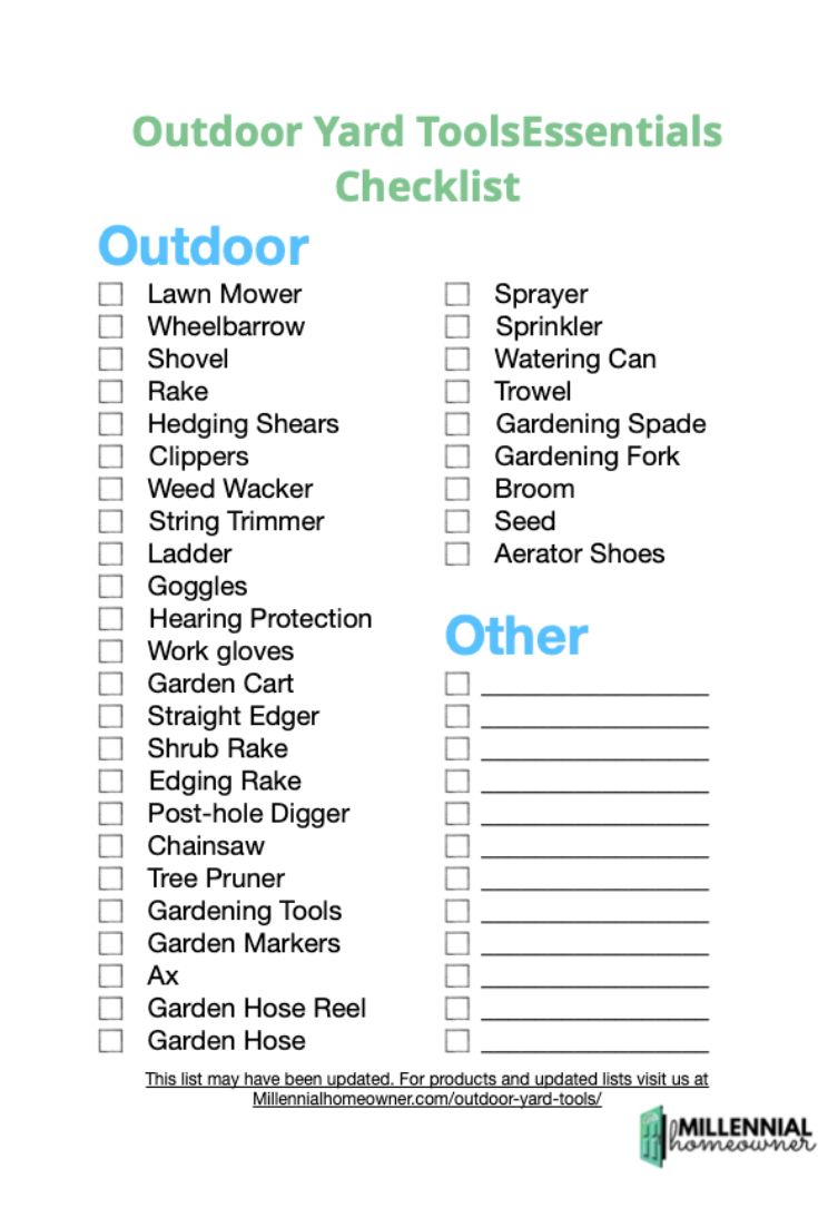29 Must Have Outdoor Yard Tools for a New Backyard Garden (July 2023)